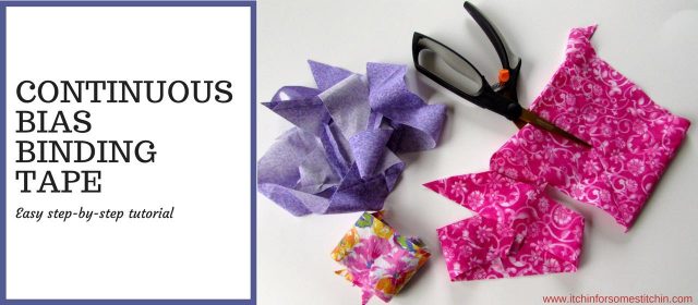 Sewing Tutorial: Create Continuous Bias Binding Tape from One Fabric Square
