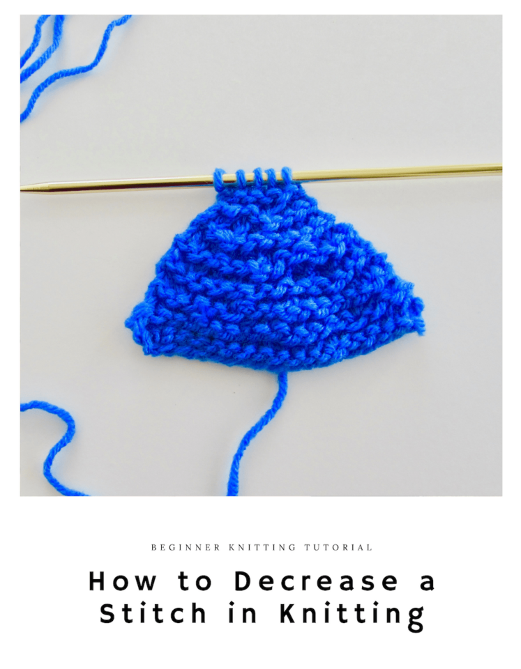 How to Decrease in Knitting in Only 3 EASY Steps!