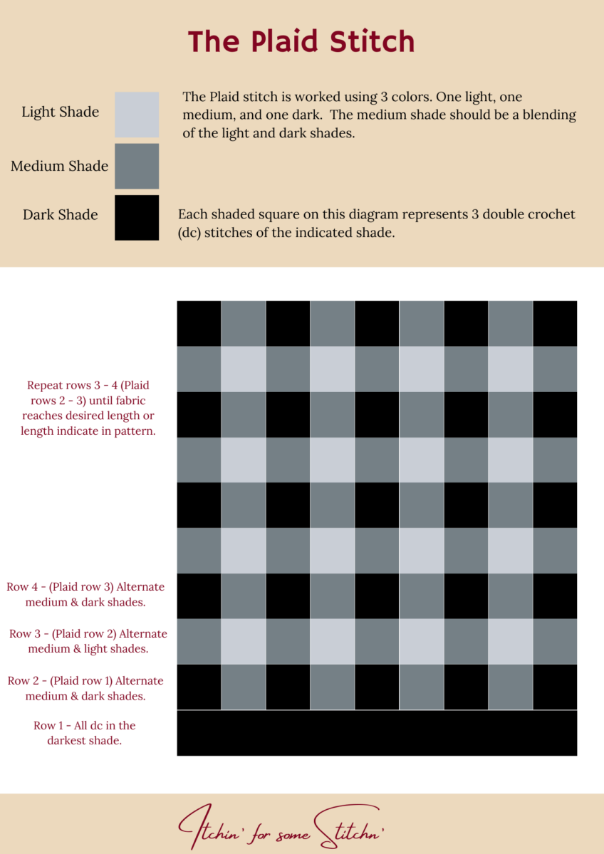 Crafting Chic Comfort: Plaid Stitch Crochet Ear Warmer Pattern