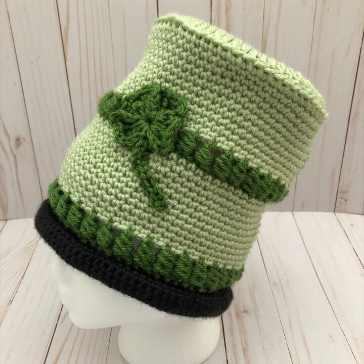 Free Crochet Pattern: St. Patrick's Day Bowler Hat - Craft Your Luck!