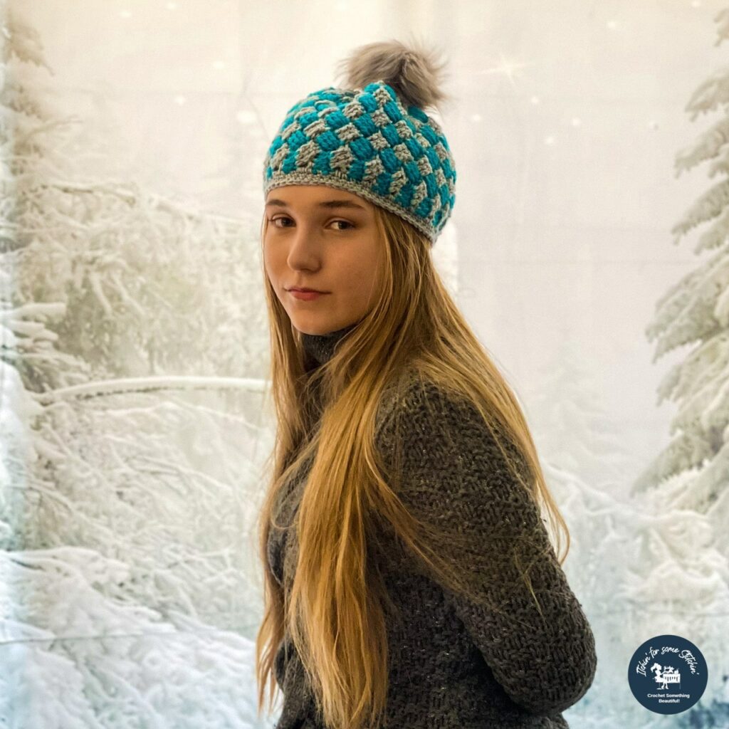 Free Crochet Pattern: Make a Winter Waves Beanie with Diagonal ...