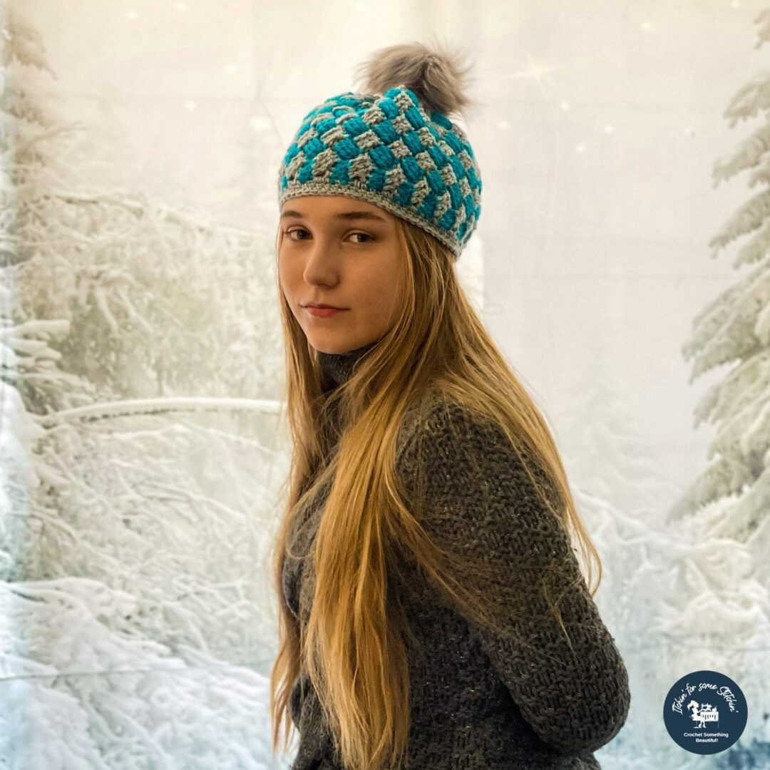 Free Crochet Pattern: Make a Winter Waves Beanie with Diagonal ...