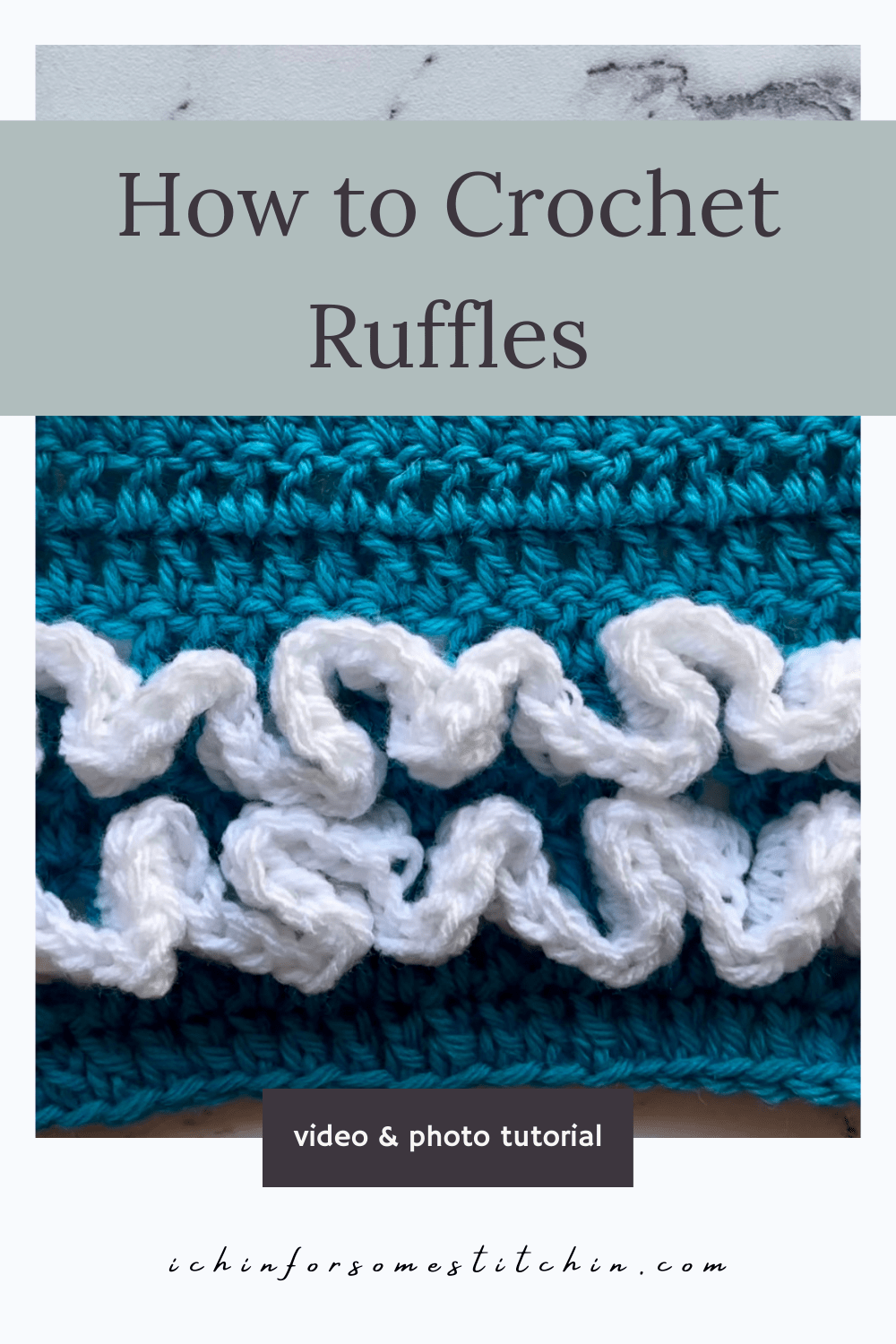 How to Crochet Ruffles | ITCHIN' FOR SOME STITCHIN'