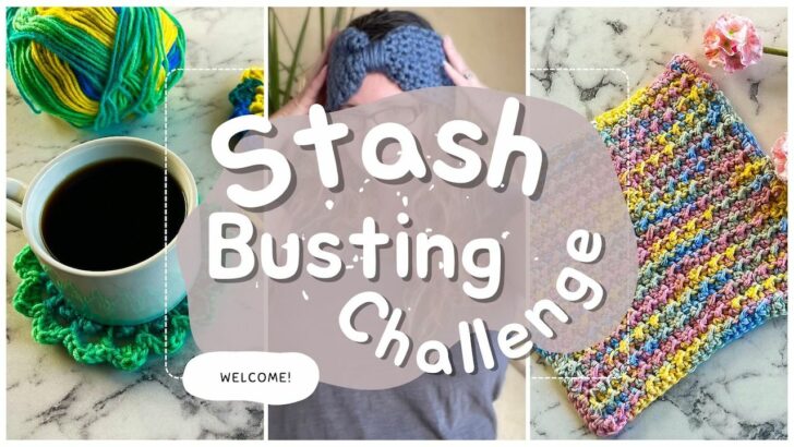 Stash Busting Challenge: 12 Free Crochet Patterns to Use Up Your Yarn Stash
