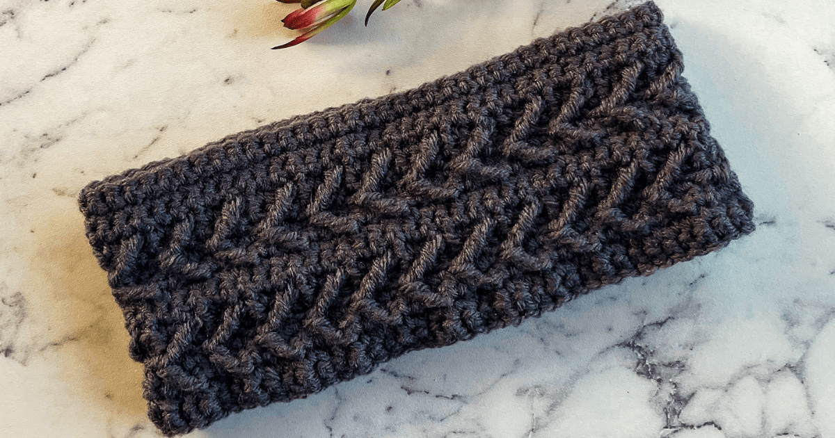 Free Crochet Leanna Head Wrap Pattern: A Quick Yarn Stash-Busting Project