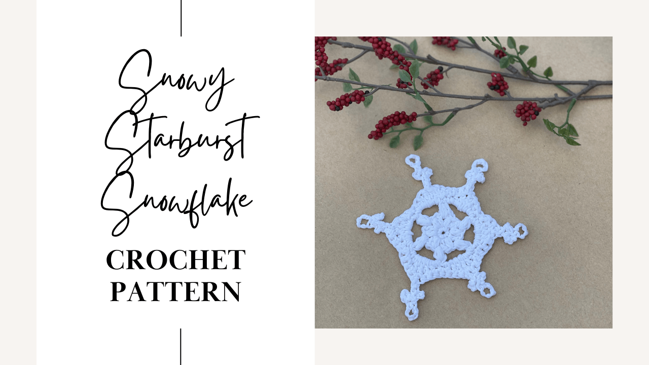 Bold Crochet Snowflake Design: Add Brilliance to Your Holiday Decor