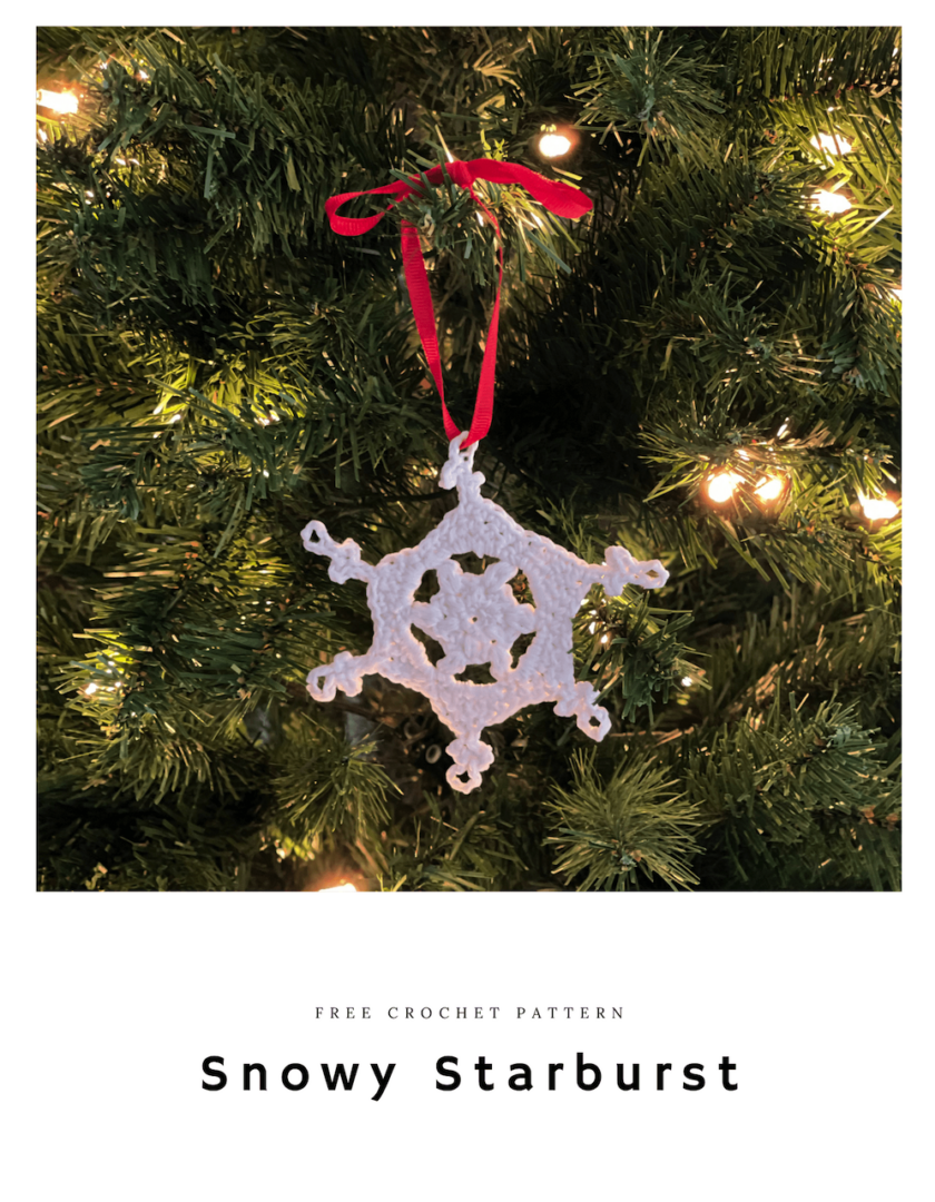 Bold Crochet Snowflake Design: Add Brilliance to Your Holiday Decor